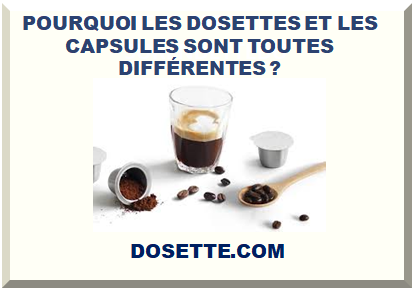 DOSETTE CAFÉ THÉ CHOCOLAT 2025